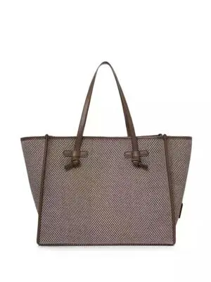 GIANNI CHIARINI Marcella Herringbone-weave Tote Bag