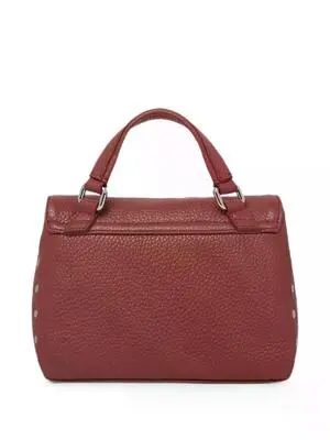 ZANELLATO Baby Postina® Studded Leather Tote Bag - Red