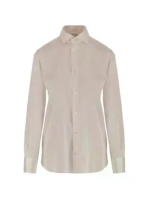 HER SHIRT Button-fastening Long-sleeve Shirt - Neutrals