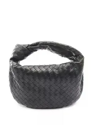 Bottega Veneta 2012-2026 Teen Nappa Intrecciato Jodie Hobo Bag - Black