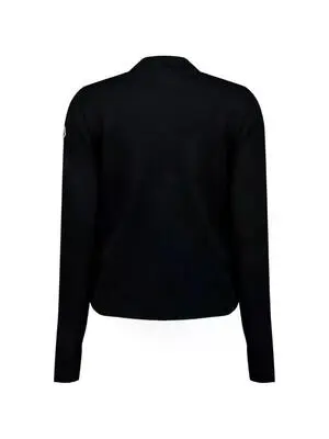 Moncler Wool Padded Zip-up Cardigan