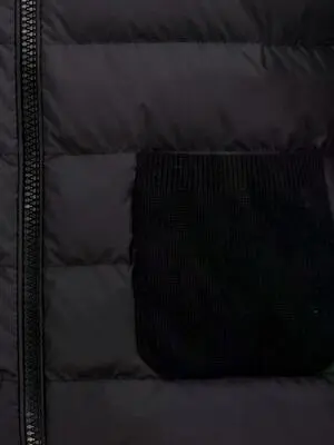 Moncler Wool Padded Zip-up Cardigan