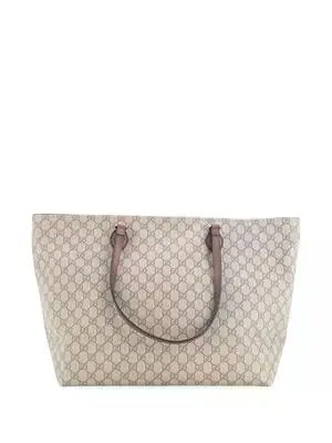 Gucci Ophidia Gg Coated Canvas Medium Tote Bag - Brown