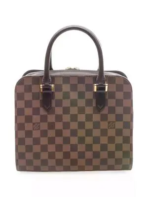 LOUIS VUITTON 2000 Damier Ebene Triana Handbag