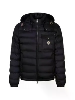 Moncler Quilted Hooded Jacket - Blue