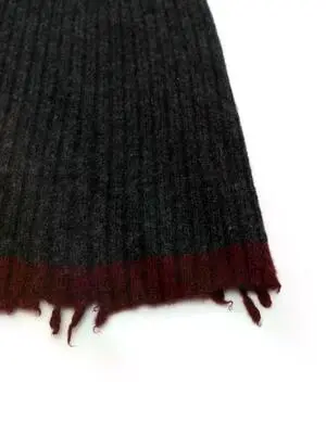 UMA WANG Ribbed Knit Beanie Hat