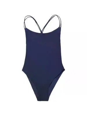LIDO Novantanove Cross-strap Swimsuit - Blue