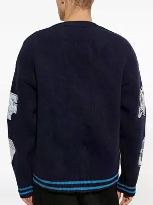 Off-White Patch-detail Knitted Cardigan