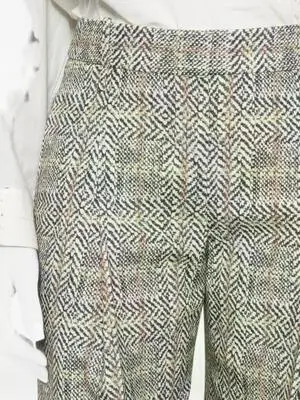 Ermanno Scervino Herringbone-pattern Palazzo Pants