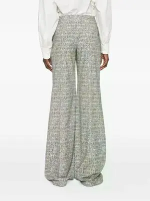 Ermanno Scervino Herringbone Palazzo Pants