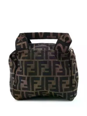 Fendi Vintage 1925 Cosmetic Zucca Canvas Mini Tote Bag