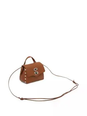 ZANELLATO Sbaby Postina Clutch Bag With Stud Embellishments