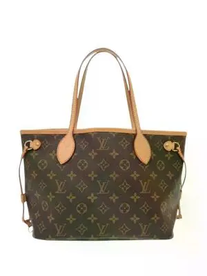 LOUIS VUITTON 2007 Monogram Neverfull Pm Tote Bag - Brown