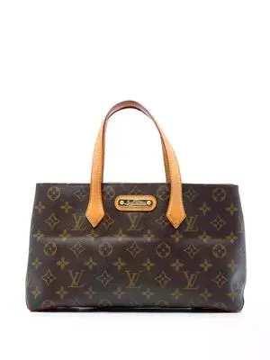 LOUIS VUITTON 2010 Monogram Wilshire Pm Handbag - Brown