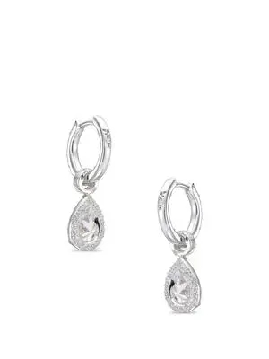 ANABELA CHAN Diamond Pendant Hoop Earrings