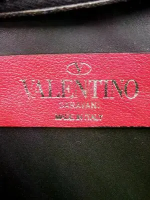 Valentino Garavani Leather Vltn Rockstud Belt Bag