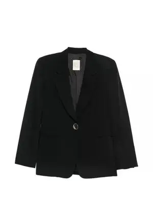 Gianfranco Ferre Single-button Blazer - Black