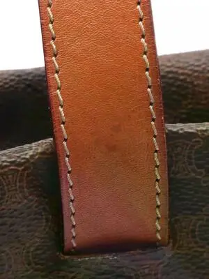 Celine 2012 Macadam Coated Canvas Handbag