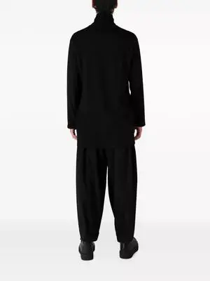 Yohji Yamamoto Graphic-print Turtleneck T-shirt
