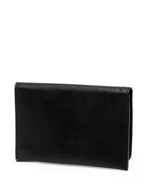 Prada 2013-2026 Saffiano Bifold Wallet Small Wallets - Black