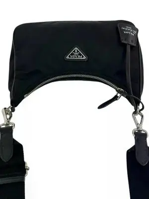 Prada 2000-2013 Saffiano Trimmed Re Nylon Re Edition 2005 Satchel