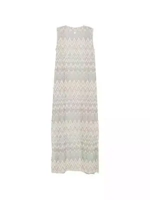 IU RITA MENNOIA Zigzag-knit Cover-up