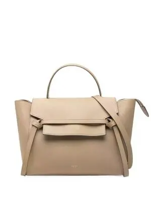 Celine Mini Grained Calfskin Belt Bag Satchel - Neutrals