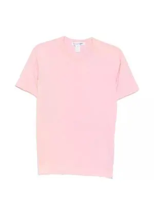 Comme Des Garçons Zip-detail T-shirt - Pink