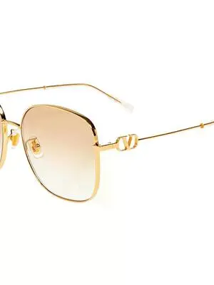 Valentino Garavani Vlogo Square-frame Sunglasses