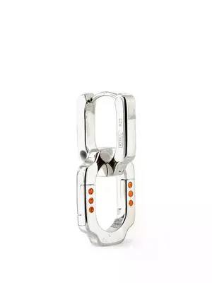 STRUGA Blade Cable-link Drop Earring - Silver