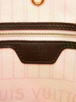 LOUIS VUITTON 2019 Damier Ebene Neverfull Mm Tote Bag