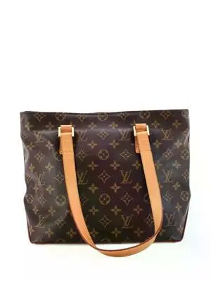 LOUIS VUITTON Cabas Piano Monogram Canvas Tote Bag - Brown