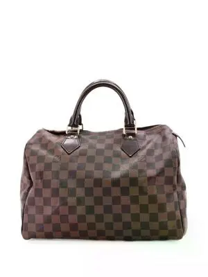 LOUIS VUITTON Speedy Handbag Damier 30 Satchel