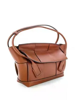 Bottega Veneta Maxi Intrecciato Leather Shoulder Bag - Brown