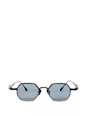 CAPOTE Geometric Frame Sunglasses - Black