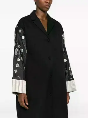 Stine Goya Floral Print Panelled Coat