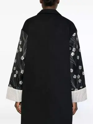 Stine Goya Floral Print Panelled Coat