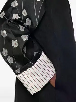 Stine Goya Floral Print Panelled Coat