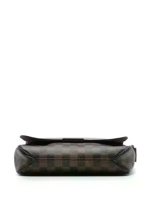 LOUIS VUITTON Damier Ebene District Pm Crossbody Bag - Brown