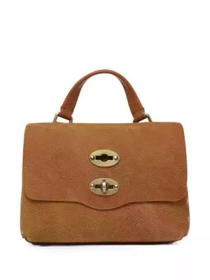 ZANELLATO Baby Postina® Stud-embellished Tote Bag - Brown