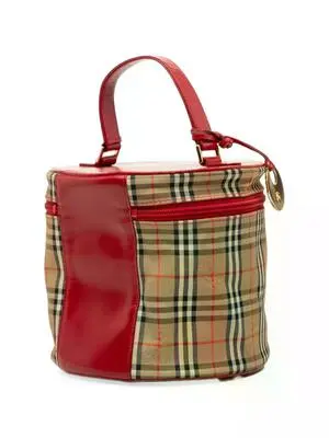 Burberry Haymarket Check Canvas Vanity Bag