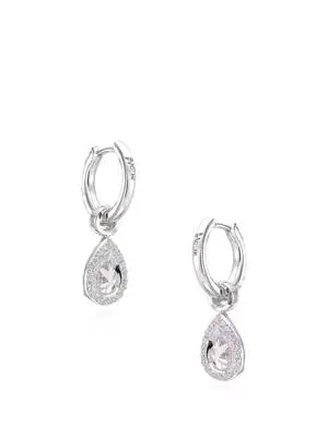ANABELA CHAN Lab-grown Diamond Pear Hoop Earrings