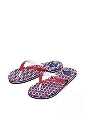 HACKETT LONDON Capri Breeze Flip Flops - Red