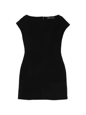 Proenza Schouler Boat Neck Cap Sleeve Mini Dress