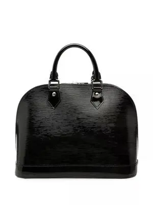 LOUIS VUITTON 2011 Electric Epi Alma Pm Handbag - Black