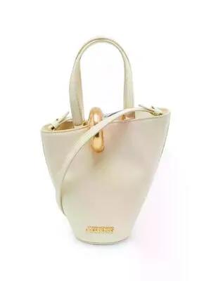 Jacquemus Le Petit Bambola Leather Tote Bag - Neutrals