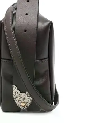 Pinko Love Birds Leather Shoulder Bag