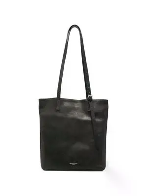 ANN DEMEULEMEESTER Leather Tote Bag - Black