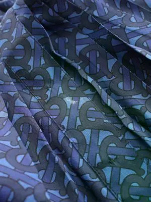 Burberry Monogram Pleated Dress