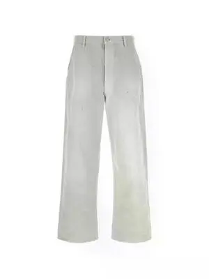 MAISON MARGIELA Paint-splatter Wide-leg Trousers - Grey